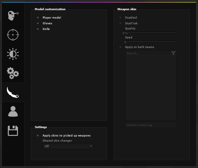 Photos of the Counter-Strike 2 Cheat / Spotlight / GameSense